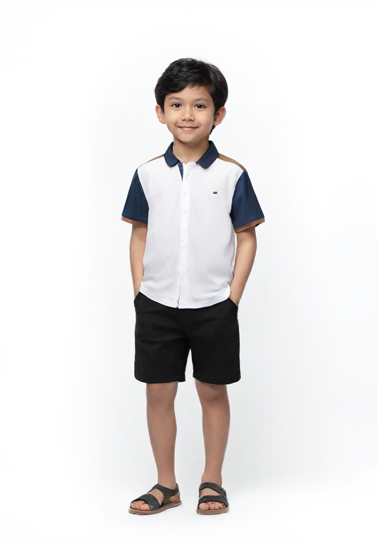 Ramadan Series | Ryusei Kemeja Anak Kasagi CMB White