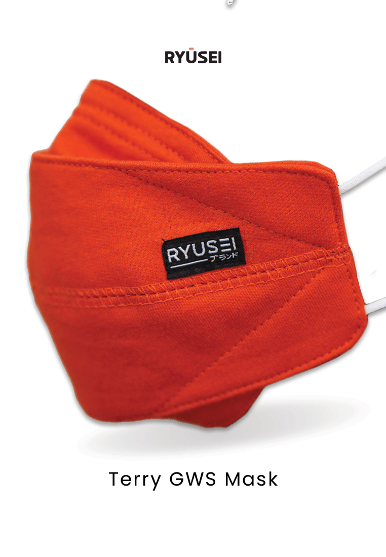 Masker Terry GWS Trendy Light Orange