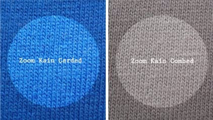 Perbedaan Bahan Cotton Combed dan Cotton Carded