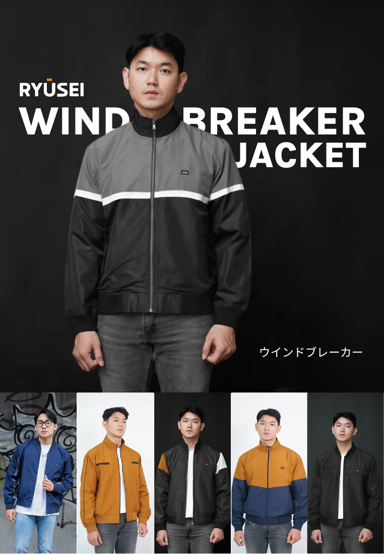 [Free Sticker] Ryusei Windbreaker Jacket - Limited Edition